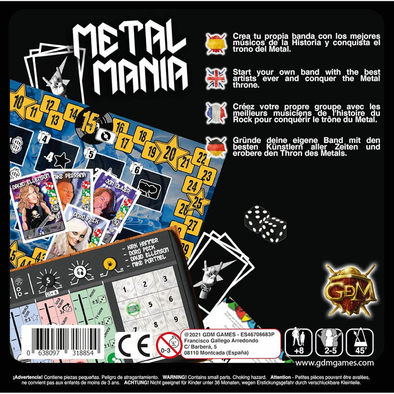 Επιτραπέζιο - Metal Mania - The Lab GameStore