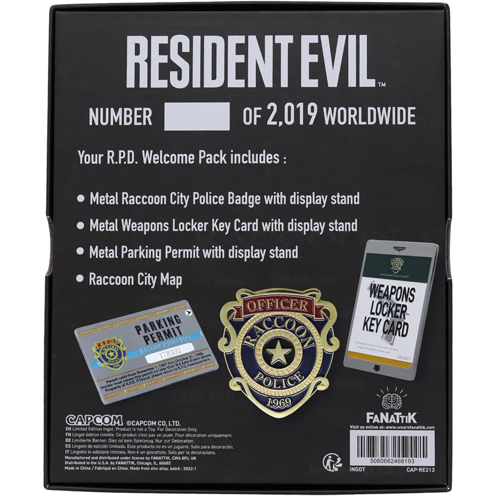 Resident Evil! R.P.D Welcome Pack - The Lab GameStore