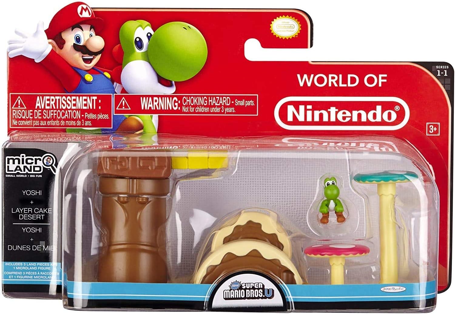 Super Mario Bros! Nintendo σετ Layer Cake Desert με mini Yoshi - The ...