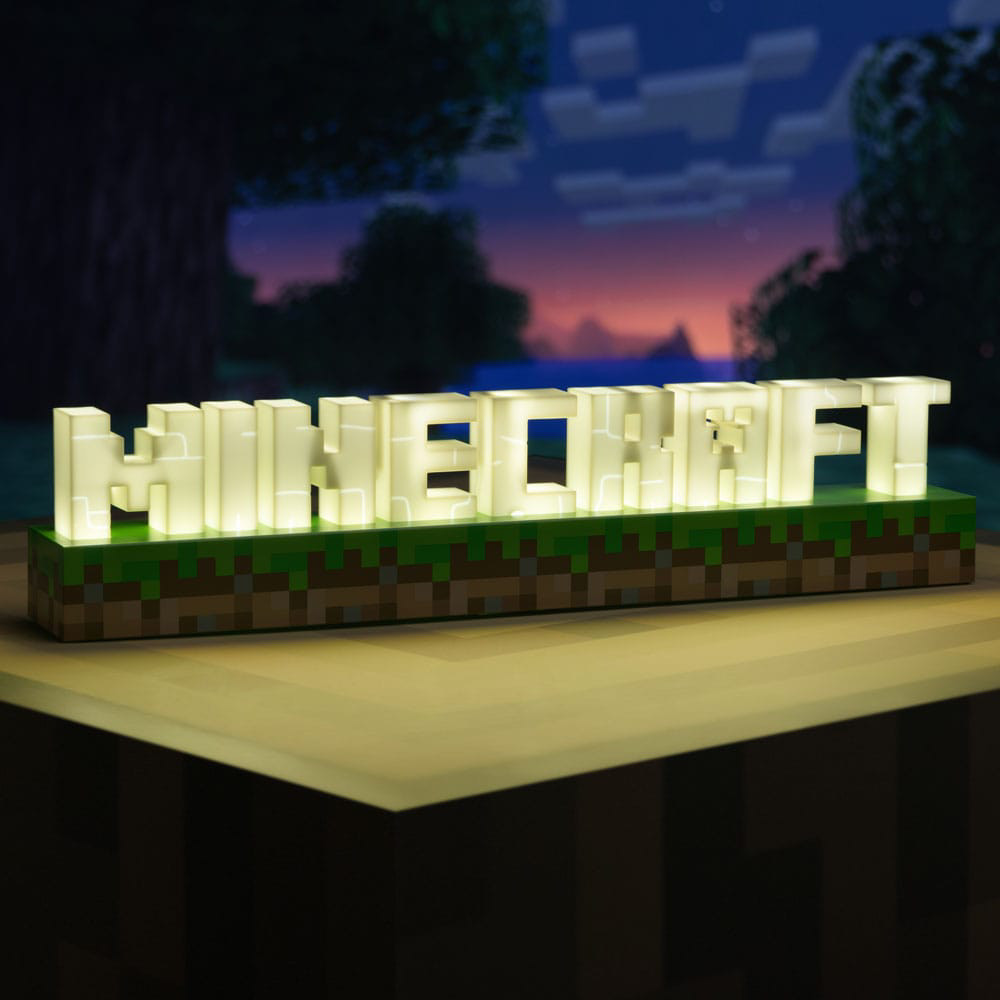 Minecraft 3D Logo Light - The Lab GameStore